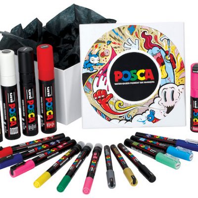 KUNSTARTIKLER - POSCA TUSCH - Posca tusch pakkesæt – Tapetogkunst
